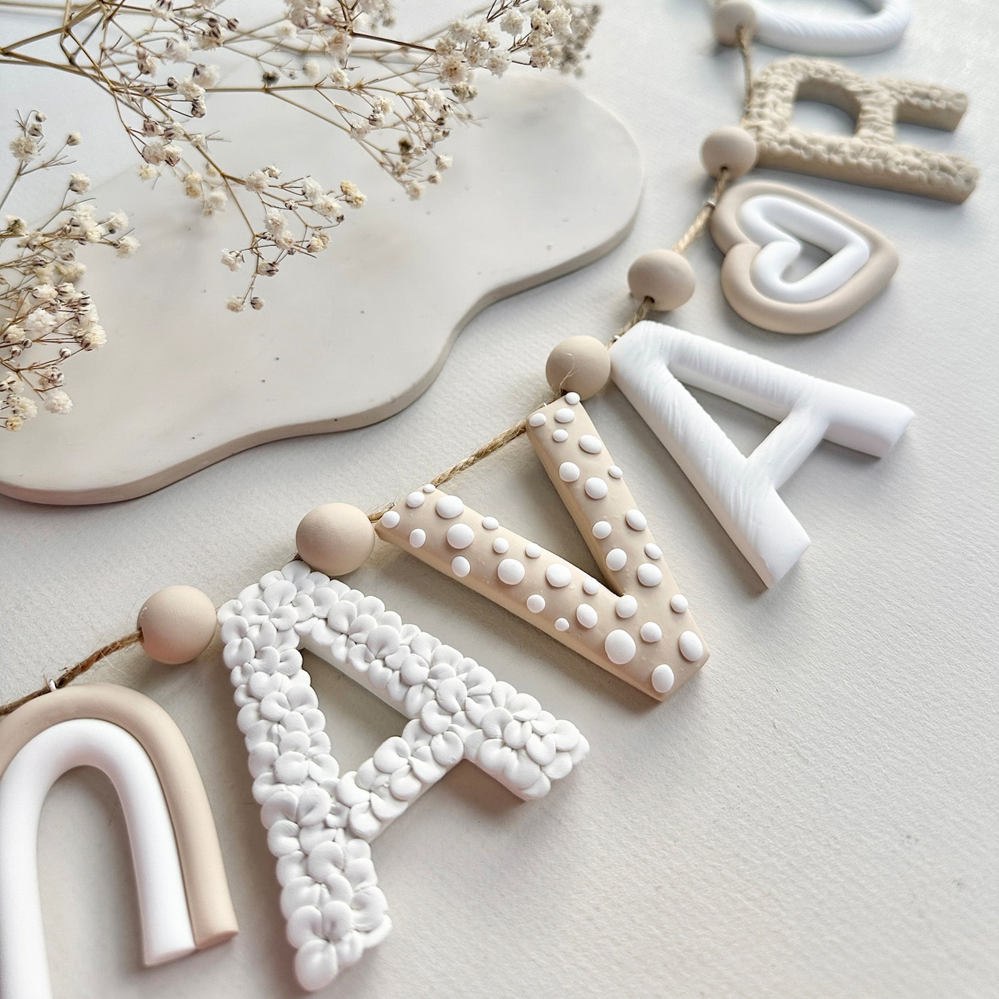 The Perfect Children's Gift: Personalised Mixed Name Garlands – Grace ...