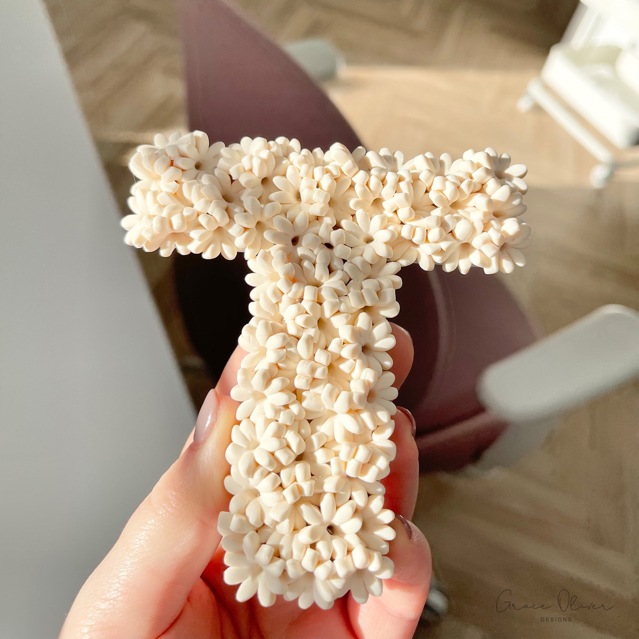 Create a Unique Nursery with Personalised Chunky Floral Wall Letters ...