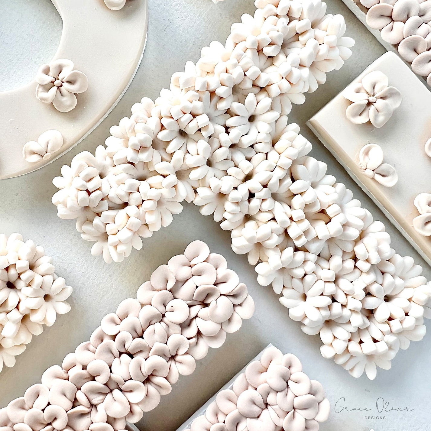 Create a Unique Nursery with Personalised Chunky Floral Wall Letters ...