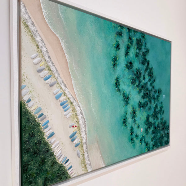 Cornwall from above - Rock Beach 02: At Rest – Grace Oliver Designs