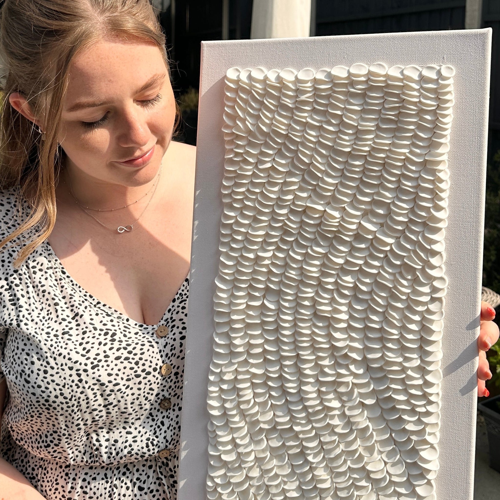 Current | Neutral Sculptural Wall Art – Grace Oliver Designs