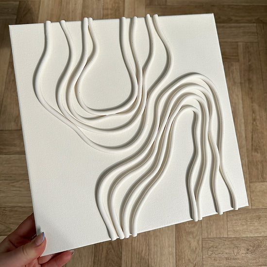 Create a Calming Atmosphere with our Neutral Canvas Wall Art - 'Flow ...