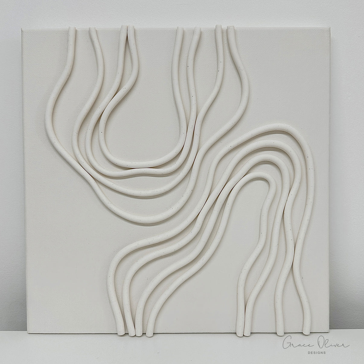 Create a Calming Atmosphere with our Neutral Canvas Wall Art - 'Flow ...